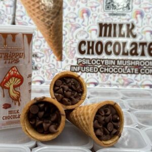 Trippy Tips Chocolate Cones | Magic Mushroom Treats